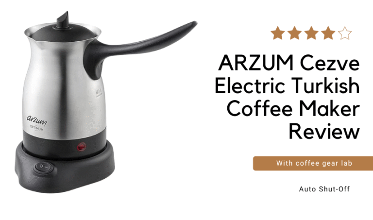 ARZUM Cezve Electric Turkish Coffee Maker Review - Coffee Gear Lab